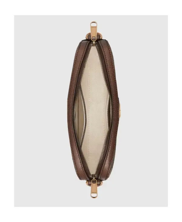Gucci Ophidia Gg Zipped Shoulder Bag - Nude