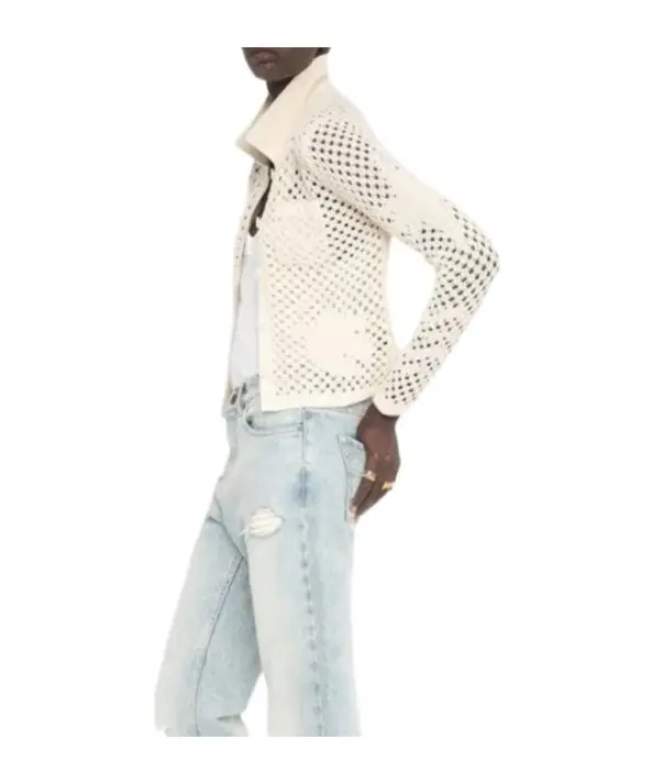 Zadig&Voltaire Voltyz Openwork Cardigan - White