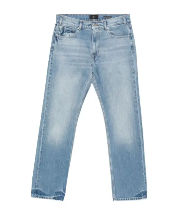 7 For All Mankind Straight-leg Jeans - Blue