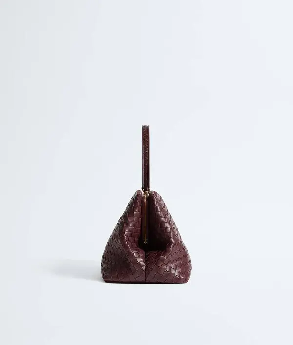 Bottega Veneta The 1998 Nappa Leather Top Handle Bag - Deep Mahogany