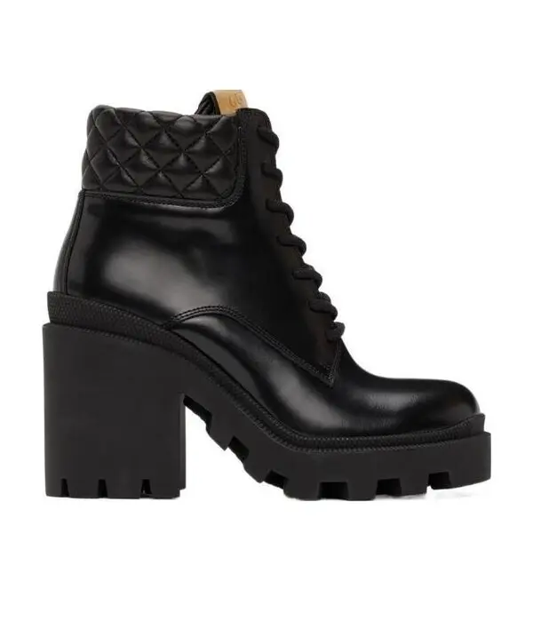 Gucci Lace-up Ankle Boots