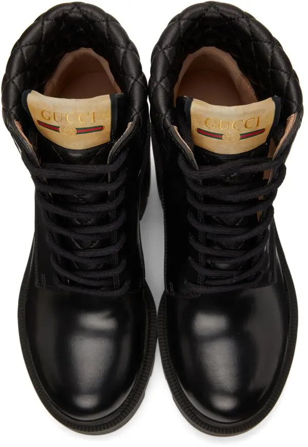Gucci Lace-up Ankle Boots