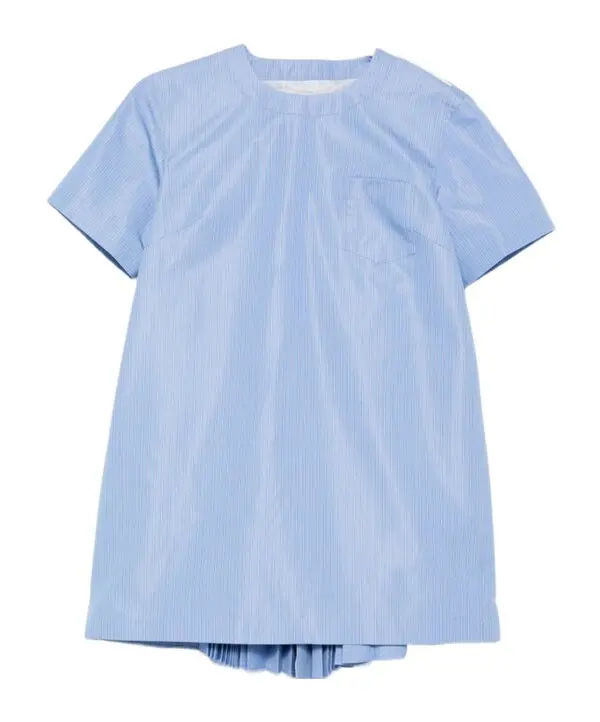 Sacai Striped Pleated Dress - No