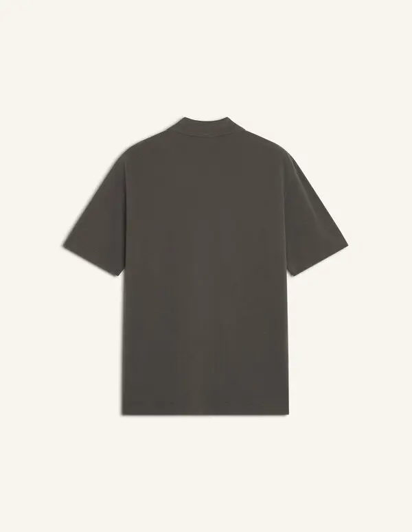Maison Kitsuné Dreaming Fox Comfort Polo Shirt - Black