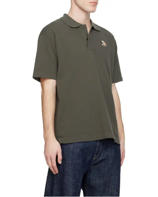 Maison Kitsuné Dreaming Fox Comfort Polo Shirt - Black