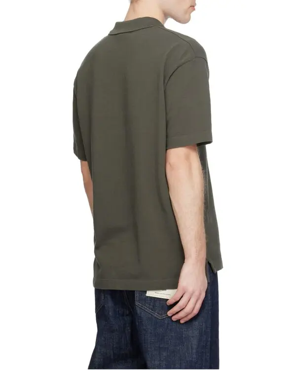 Maison Kitsuné Dreaming Fox Comfort Polo Shirt - Black
