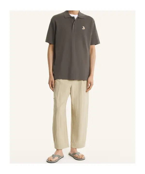 Maison Kitsuné Dreaming Fox Comfort Polo Shirt - Black