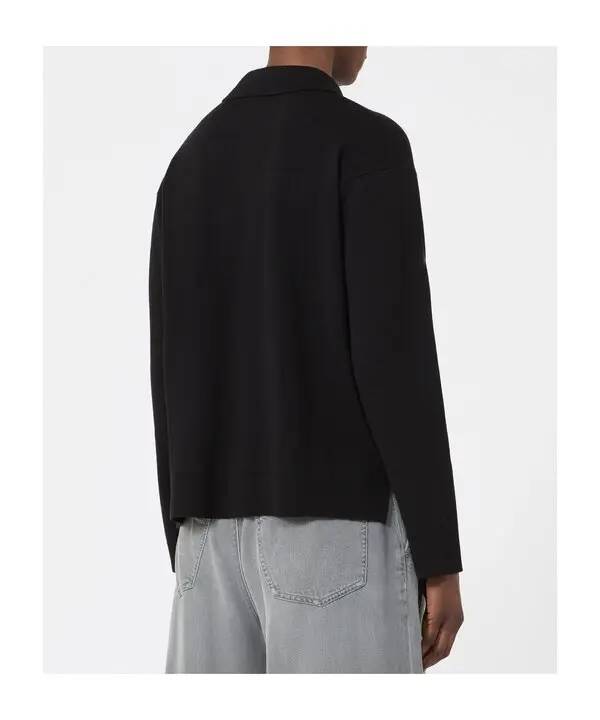 Max Mara Long Sleeve Collared Sweater