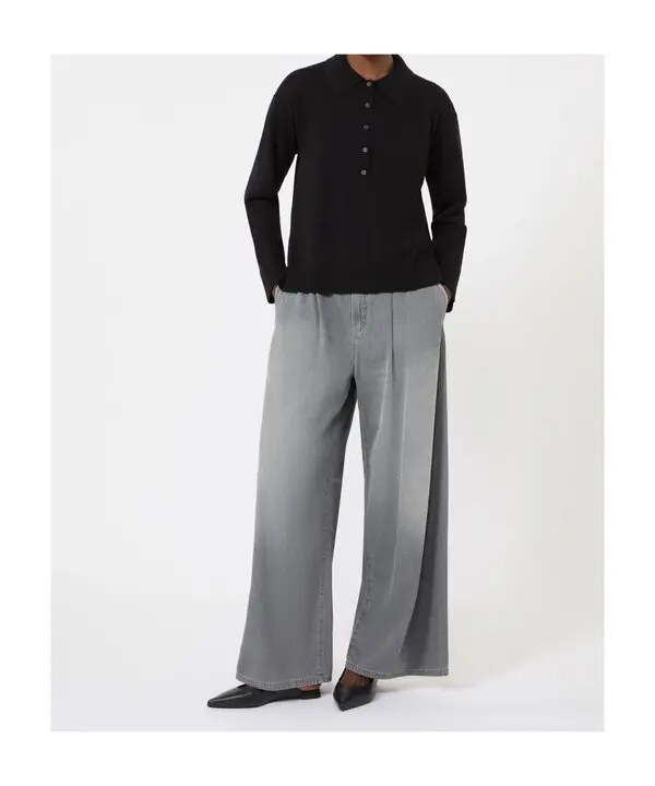 Max Mara Long Sleeve Collared Sweater