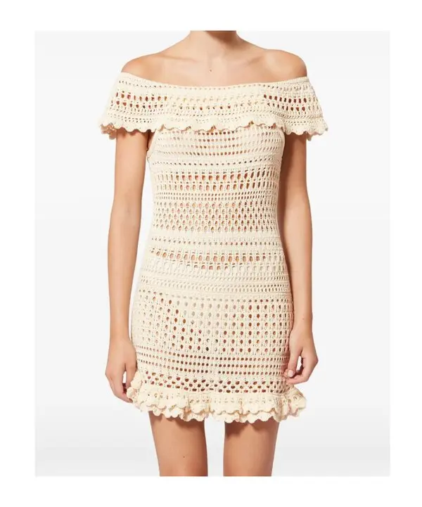 Isabel Marant Étoile Zoa Off-the-shoulder Crochet Dress