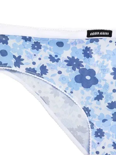 Miu Miu Stretch Fabric Bikini Panties