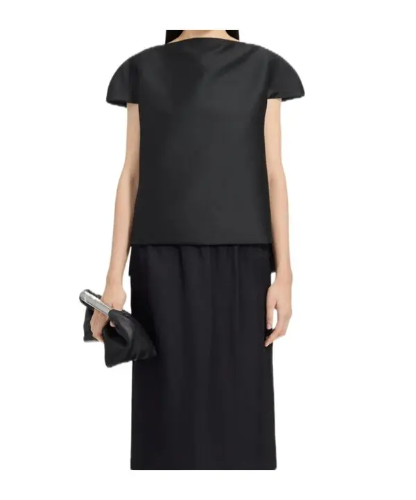 MAISON MARGIELA Cap-sleeve Boatneck Top