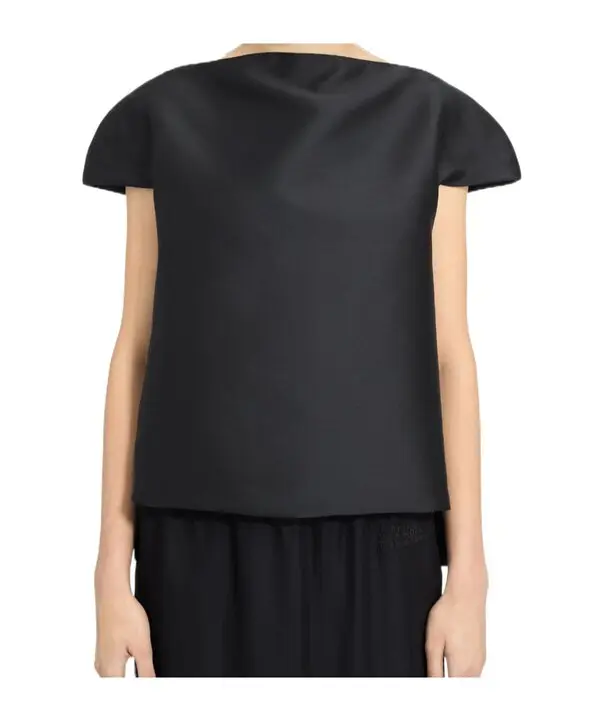 MAISON MARGIELA Cap-sleeve Boatneck Top