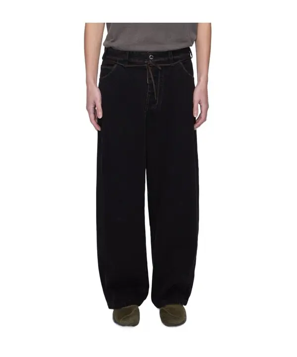 SONG FOR THE MUTE Wide Leg Casual Pants