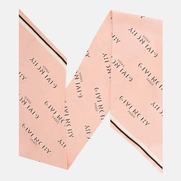 Givenchy All-over Logo Bandeau Scarf - Pink