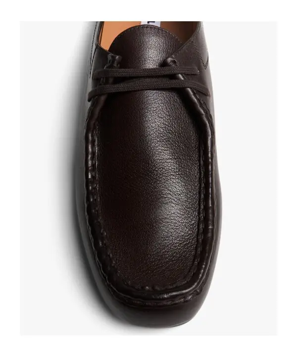 JIL SANDER Hand-stitched Lace-up Flats