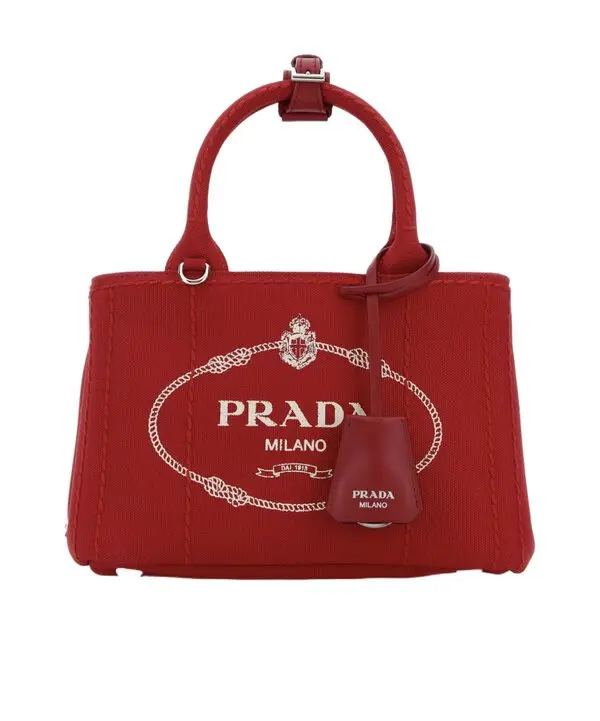 Prada Jardinière Tote Bag - Red