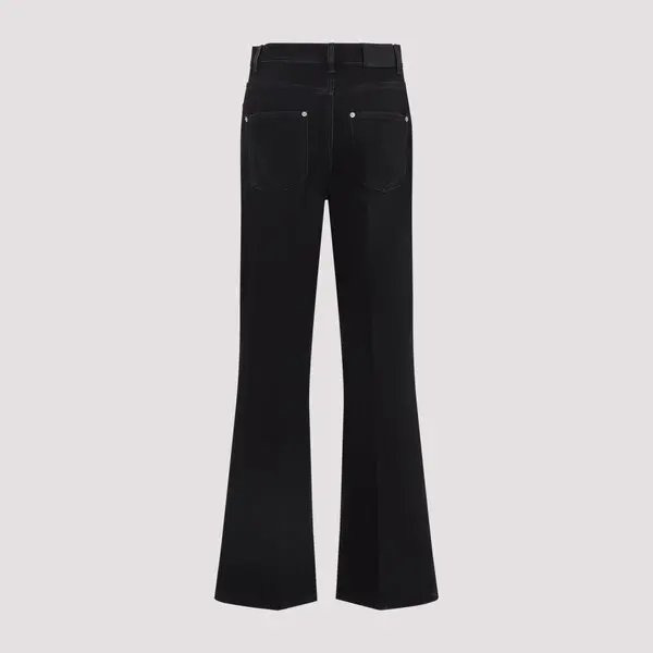 Bottega Veneta Logo Patch Flared Leg Jeans