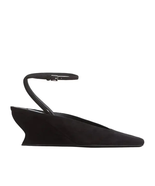 Alaïa Wave" Pumps With Ankle Strap