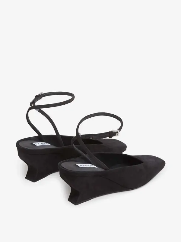 Alaïa Wave" Pumps With Ankle Strap