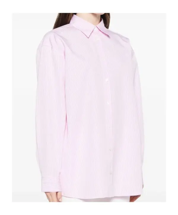 TOTEME Striped Tumbled Shirt