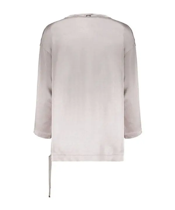 Herno V-neck Blouse With Drawstring Detail