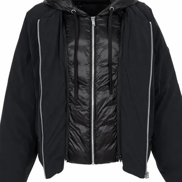 Moose Knuckles Tegan Bomber Down Jacket With Hood