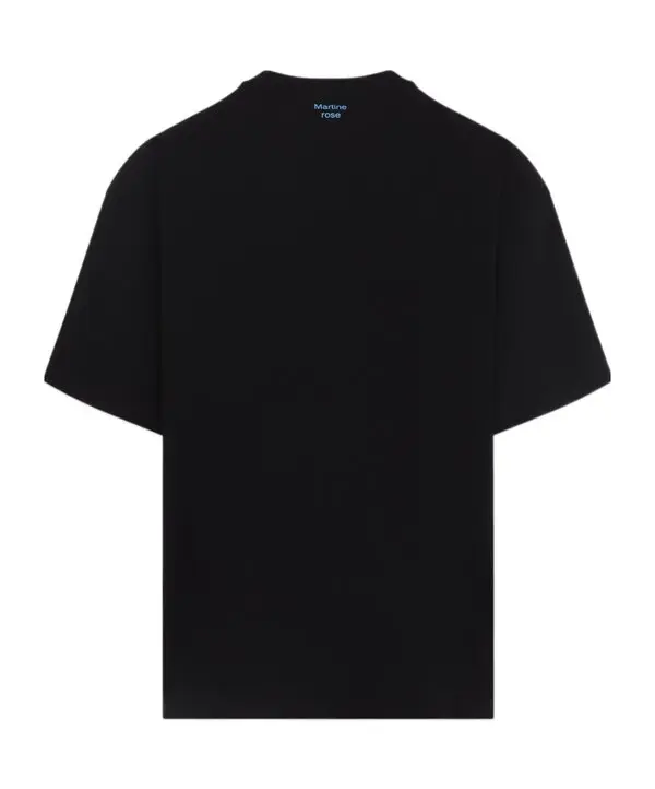 Martine Rose Oversized Logo Printed T-shirt - Black