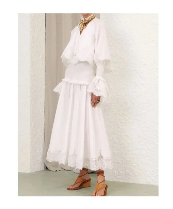 Zimmermann Alchemy Poplin Maxi Dress