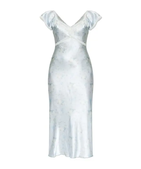 LoveShackFancy Eline Lace-trim Midi Dress - No
