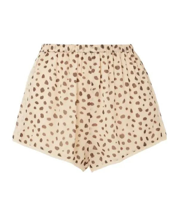Posse Priscilla Cheetah Print Shorts - No