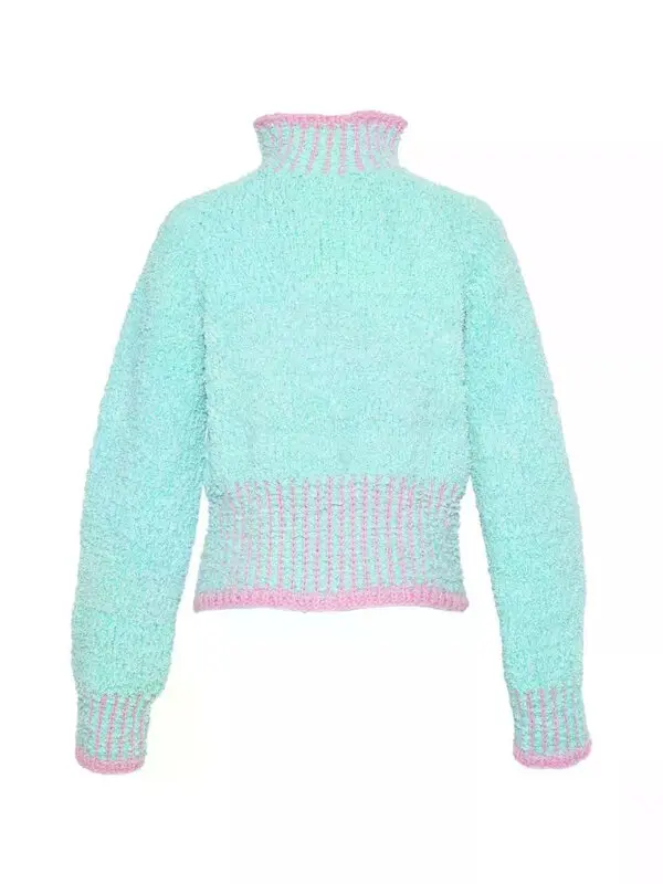SOPHIA WEBSTER Marceline Intarsia-knit Sweater