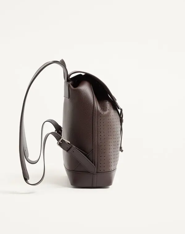 Valentino Garavani Antibes Perforated Leather Backpack