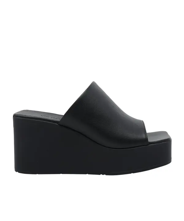 VIC MATIE Square Toe Platform Mules