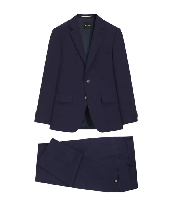 Hugo Boss Two-piece Tailored Suit - Dark Blue