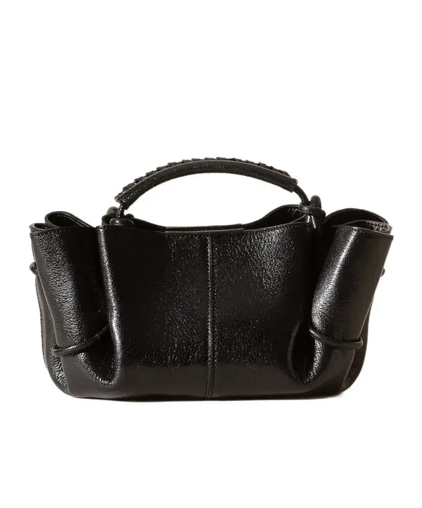 Hereu Mini Arta Braided Crossbody Bag - Black