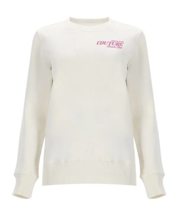Versace Beach Club Logo Sweatshirt - Ivory