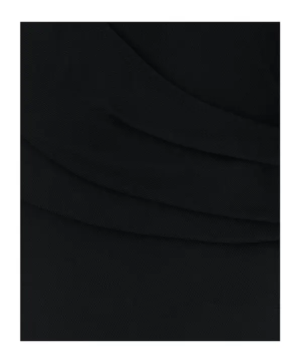 Co Pleated Slip Dress - Black