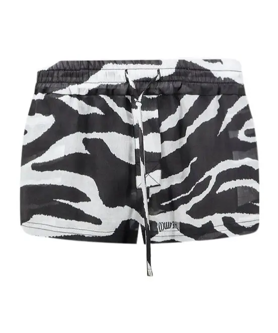 Attico Drawstring Shorts - Black