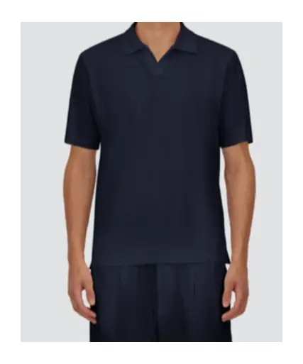 Herno Skipper Open-neck Polo Shirt - Blue