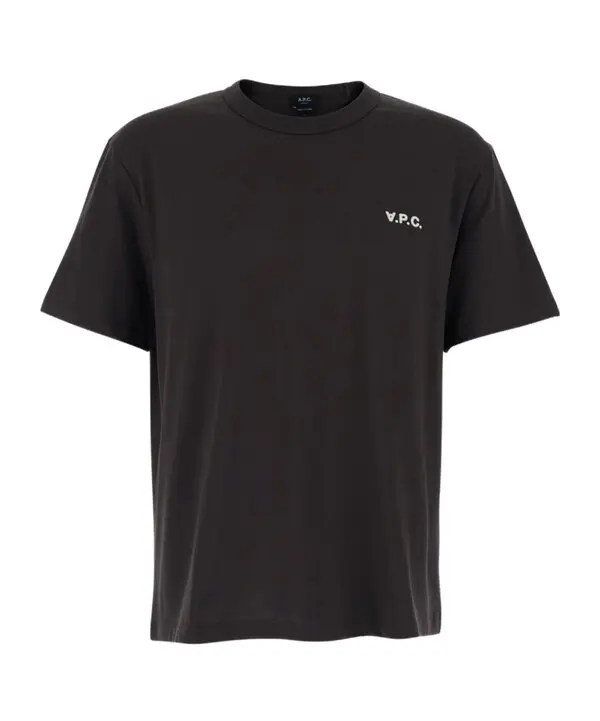 A.p.c. Logo Crew Neck T-shirt - Black