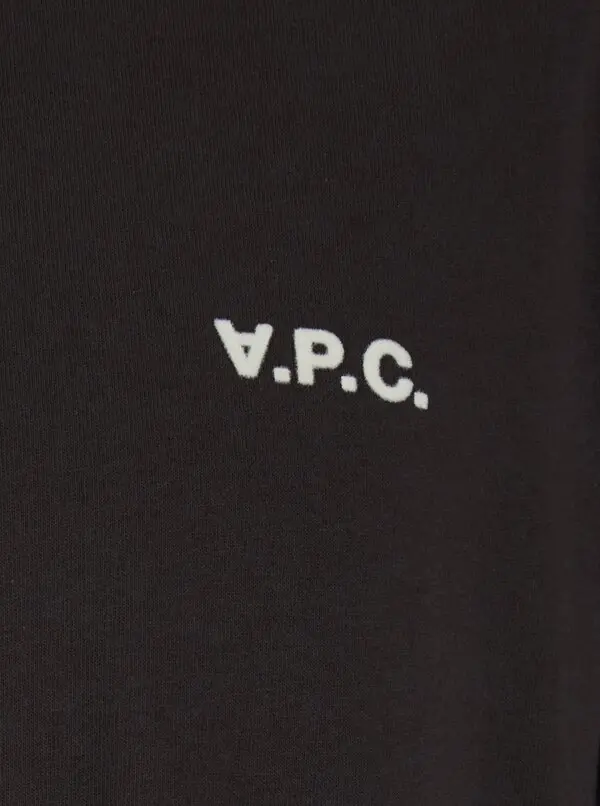 A.p.c. Logo Crew Neck T-shirt - Black