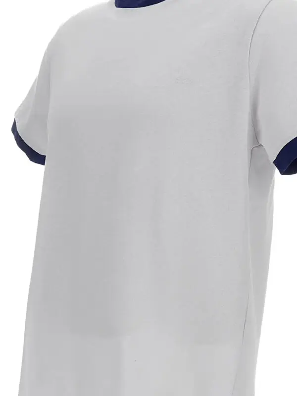 A.p.c. Contrast Trim Crewneck T-shirt - Gray