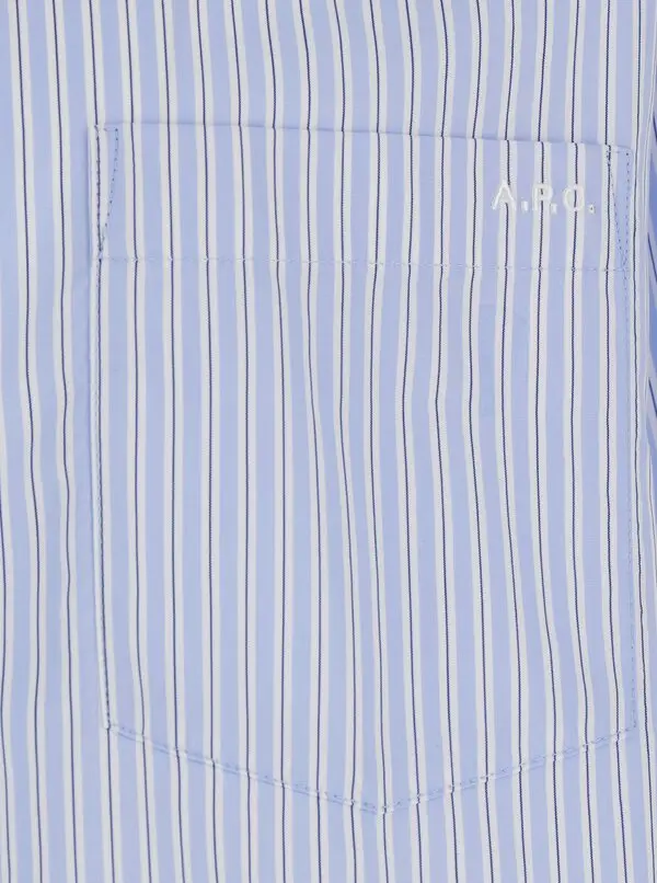 A.p.c. Striped Classic Collar Shirt