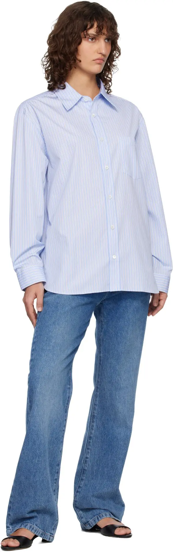 A.p.c. Striped Classic Collar Shirt
