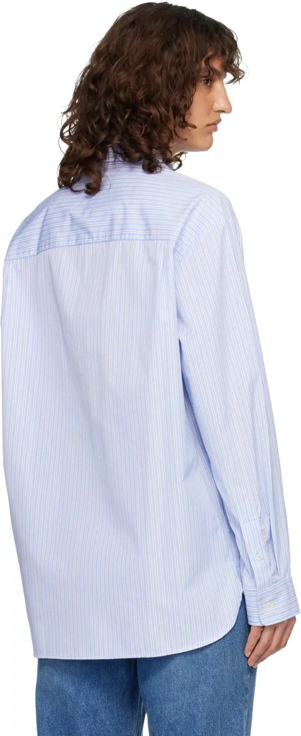 A.p.c. Striped Classic Collar Shirt
