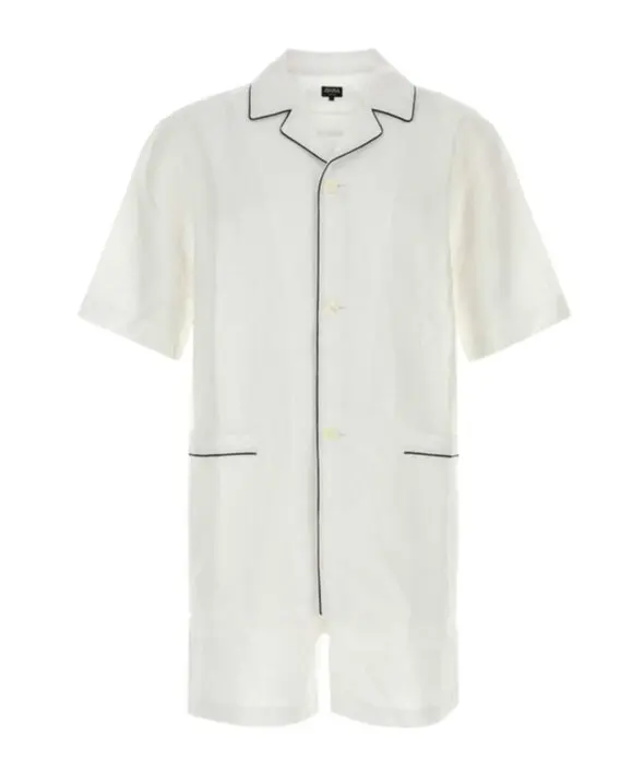 Zegna Contrast-piping Short Pyjamas