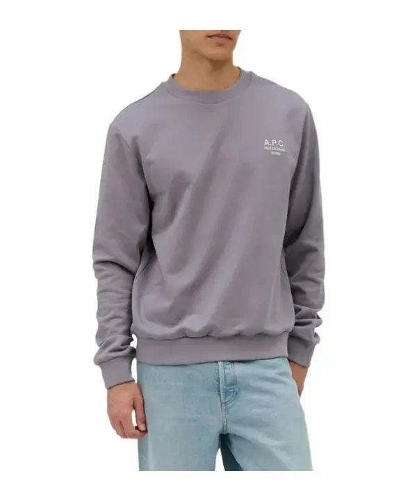A.p.c. Logo Detail Crew-neck Sweatshirt