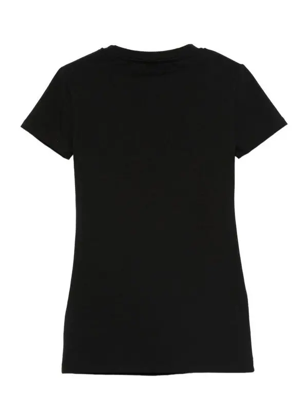 Balmain Logo Print T-shirt - Black