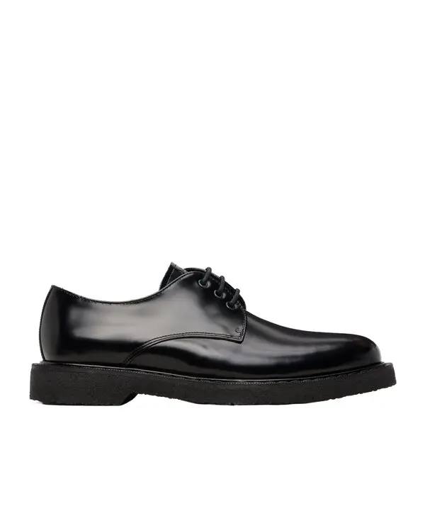 A.p.c. Les Derby Calf Leather Lace-up Shoes - Black